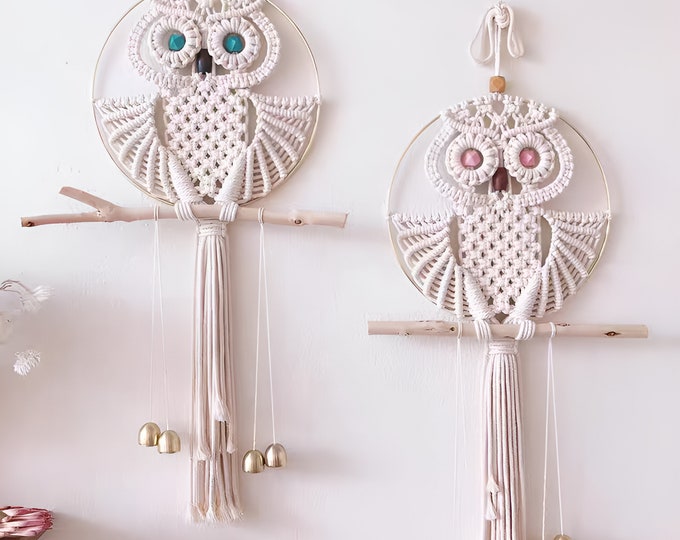 Macrame Animal Patterns Natures Delights Vol 1/ Instructions for Owls ...