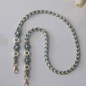 PDF Patterns Macrame Flower Bag Strap With Lobster Clasps in English ...