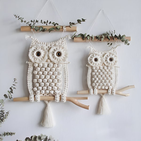 Macrame Owl Pattern - Etsy