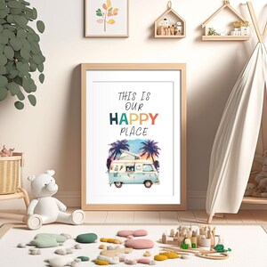 This is Our Happy Place Poster, Instant Download, Printable Wall Art ...