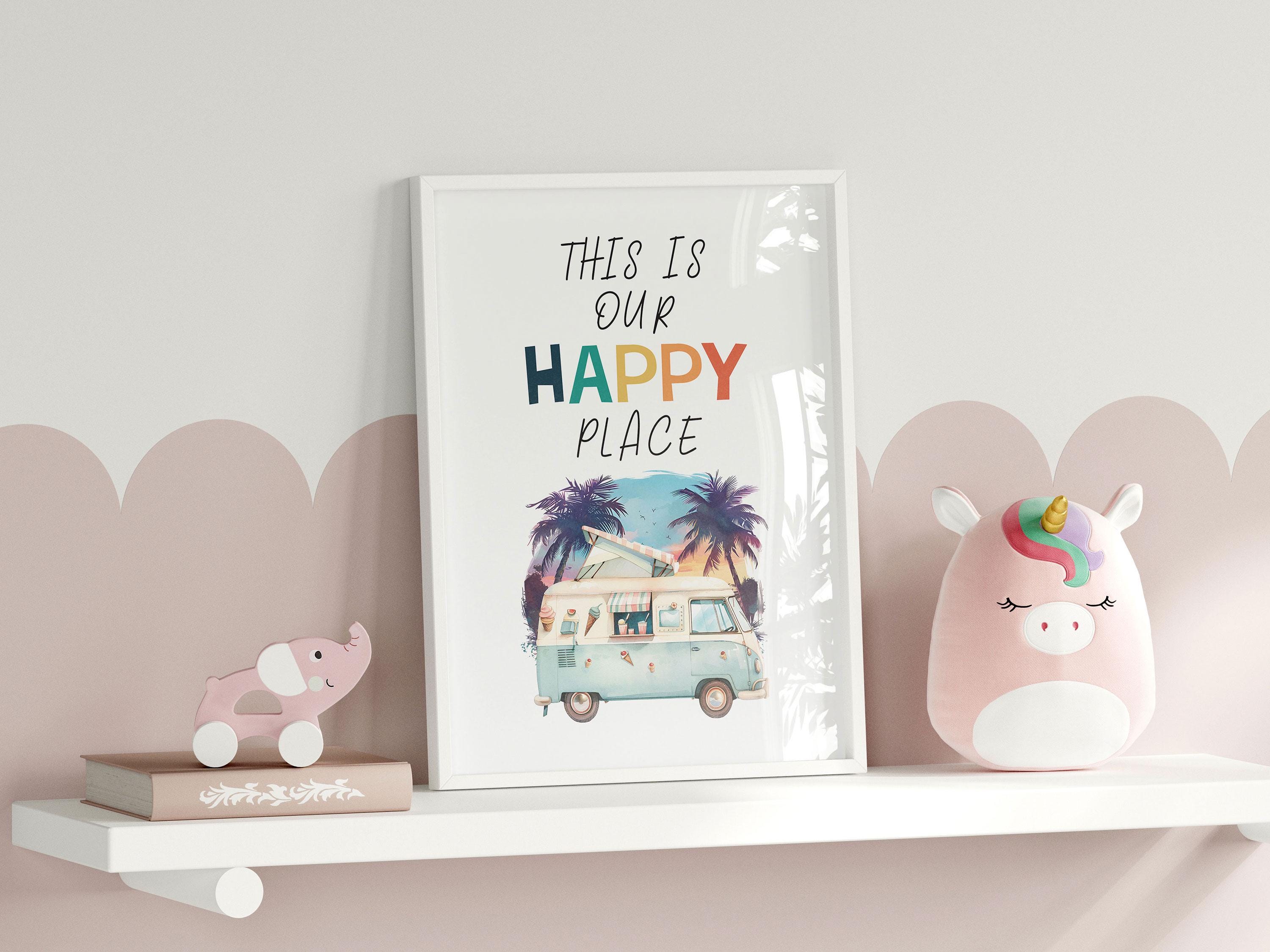 This is Our Happy Place Poster, Instant Download, Printable Wall Art ...
