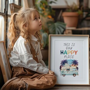This is Our Happy Place Poster, Instant Download, Printable Wall Art ...