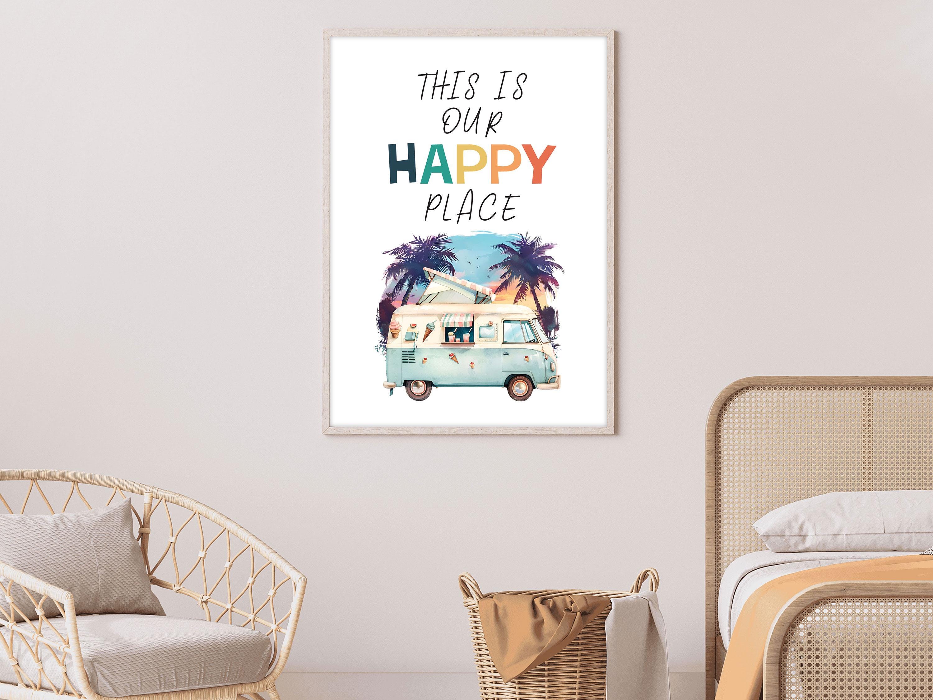This is Our Happy Place Poster, Instant Download, Printable Wall Art ...