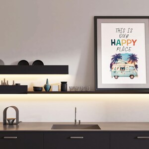 This is Our Happy Place Poster, Instant Download, Printable Wall Art ...