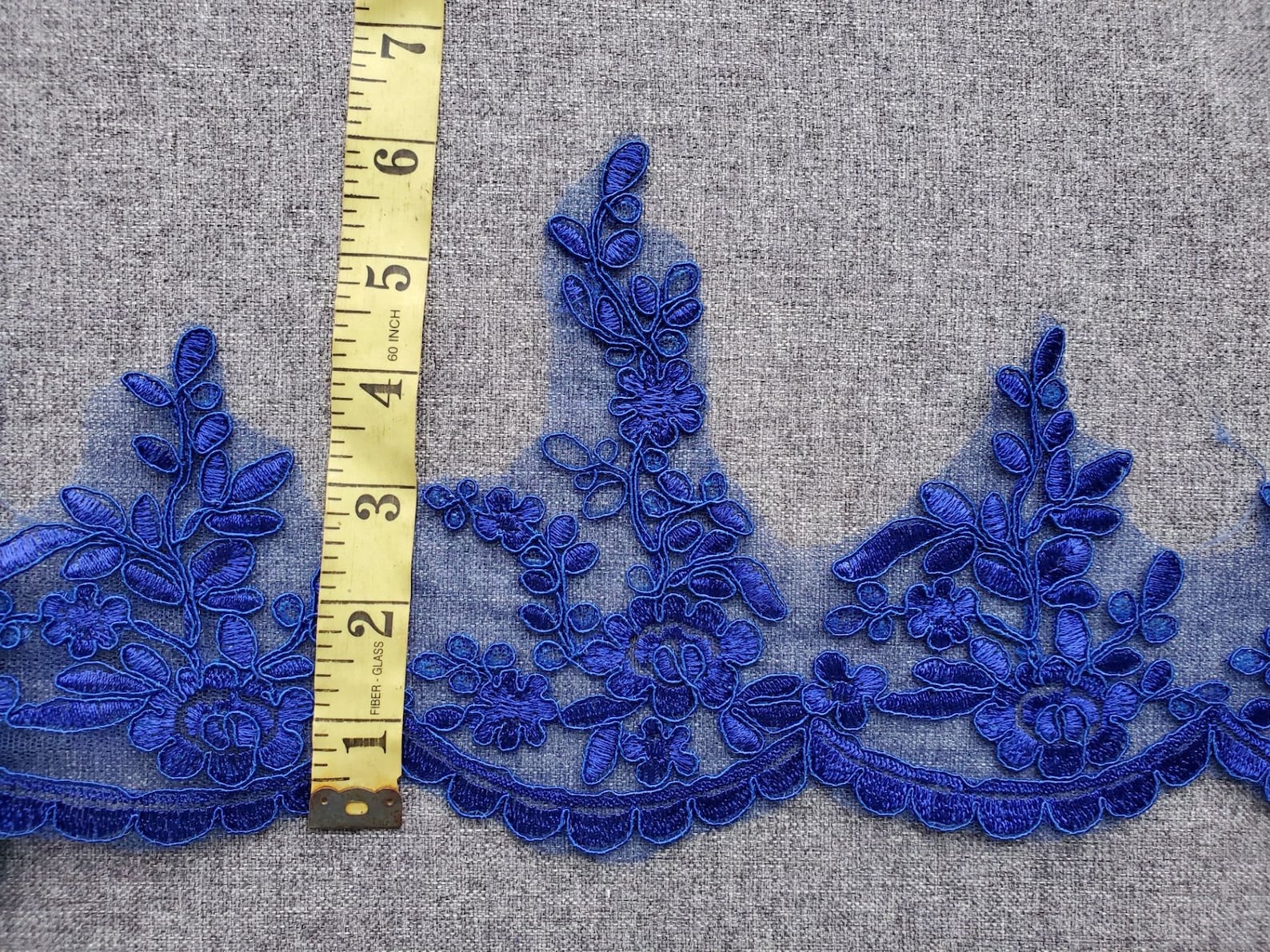 Sapphire Blue White or Ivory Lace Trim Royal Blue Bridal Lace - Etsy