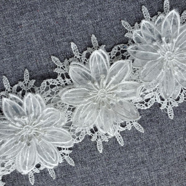 3d Lace Fabric - Etsy
