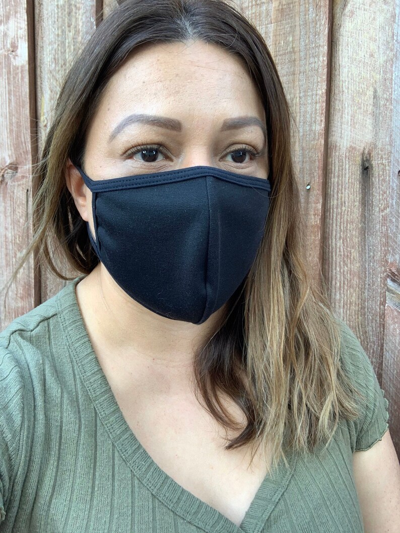 Black Face Mask Set Black Masks Pack Black Masks Set Black | Etsy