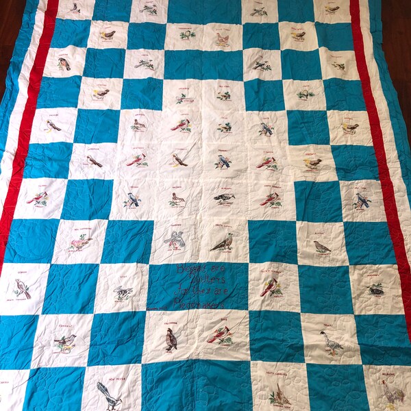 State Bird Quilt - Etsy