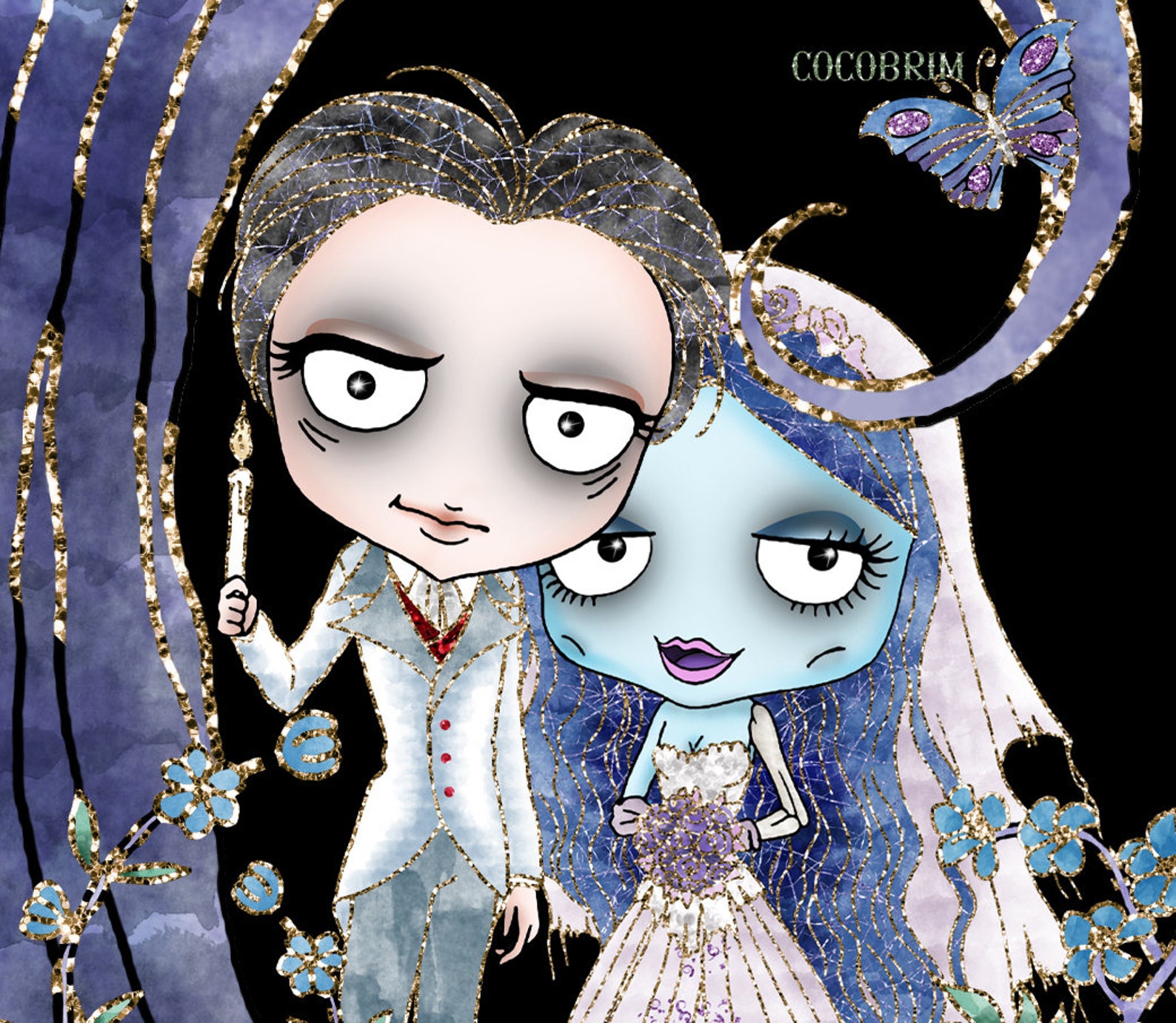 Ghost Bride Clip Art wedding couple clipart Bride and | Etsy