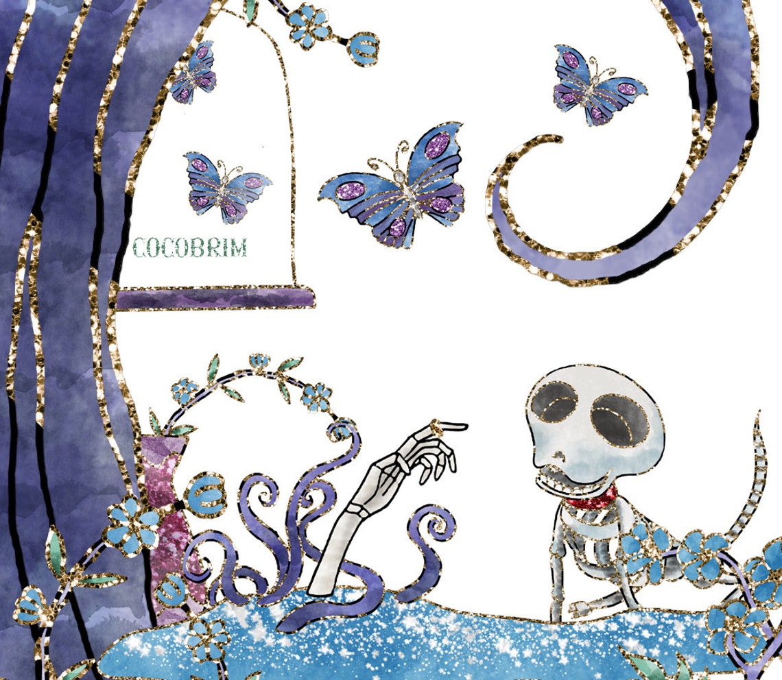 Ghost Bride Clip Art wedding couple clipart Bride and | Etsy