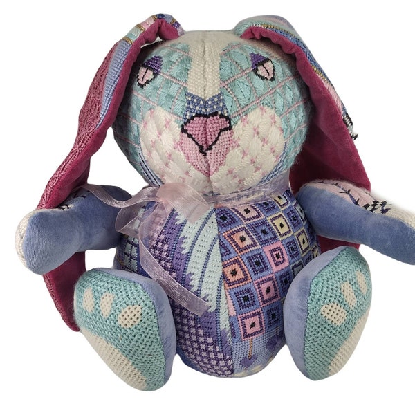 Patchwork Bunny - Etsy