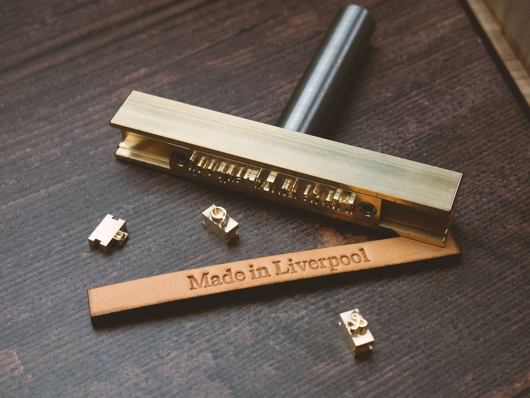 Alphabet Leather Stamp Type Set | Times New Roman | Letters, Numbers ...