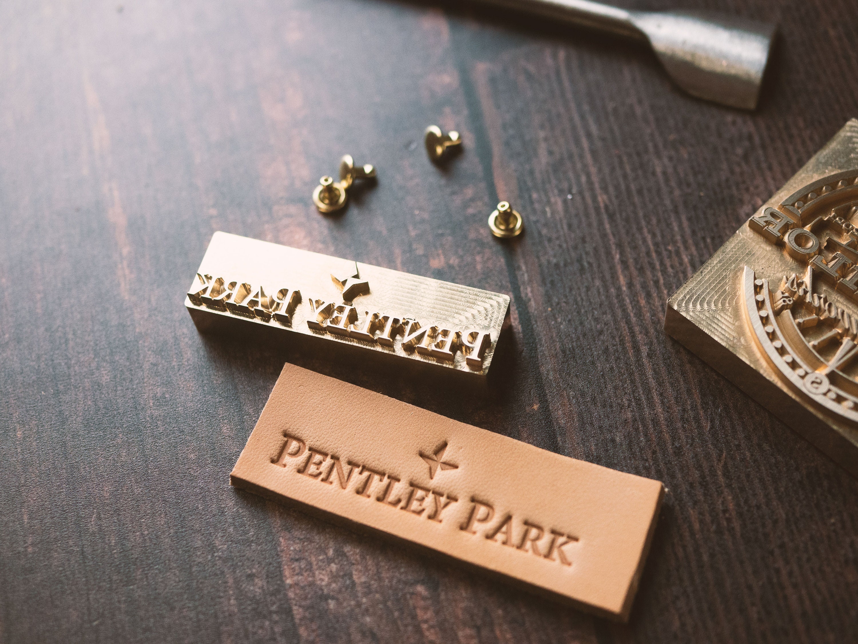 Custom Leather Stamp Personalised Leather Branding Iron - Etsy