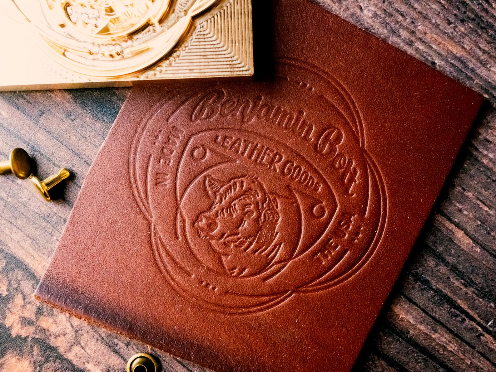 Custom Leather Stamp Personalised Leather Branding Iron - Etsy