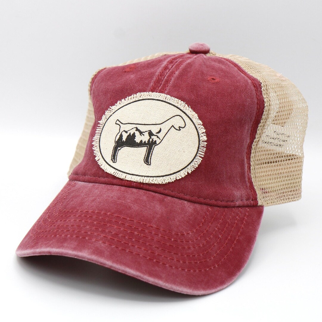 Dairy Goat Trucker Hat: Mountain Style Patch, Choose Breed & Color - Etsy