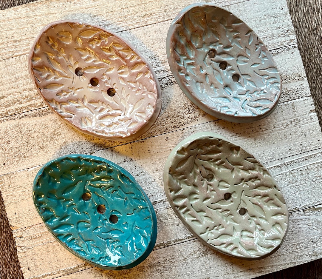 Soap Dish With Hoof Print & Foliage Design - Dairy Goat - Goat Milk ...