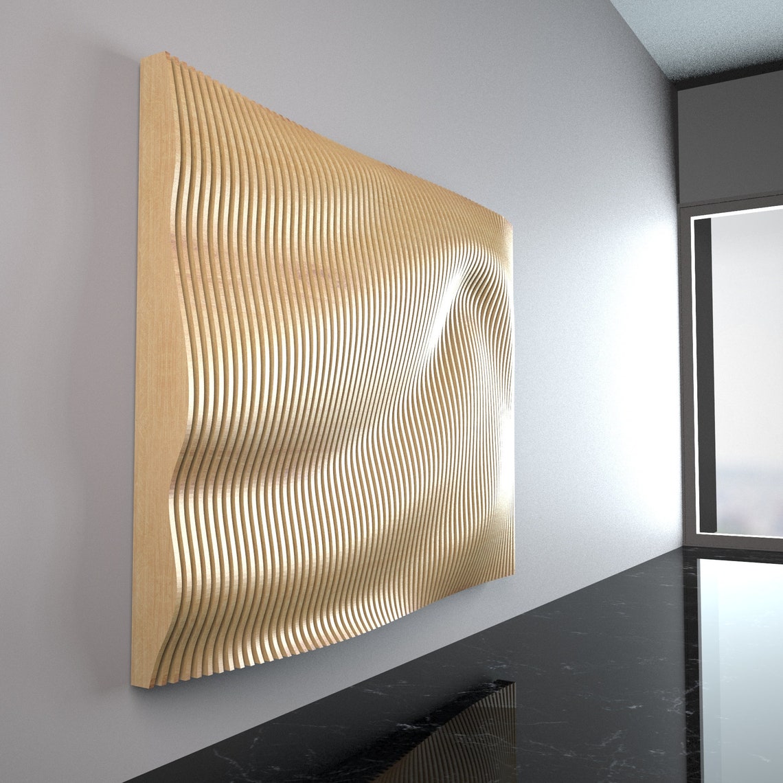 Parametric Wave Wall Art at Spencer Ebert blog