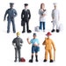 Miniature 1:32 Gauge 1 Scale Hand Painted Plastic People Figures ...