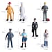 Miniature 1:32 Gauge 1 Scale Hand Painted Plastic People Figures ...