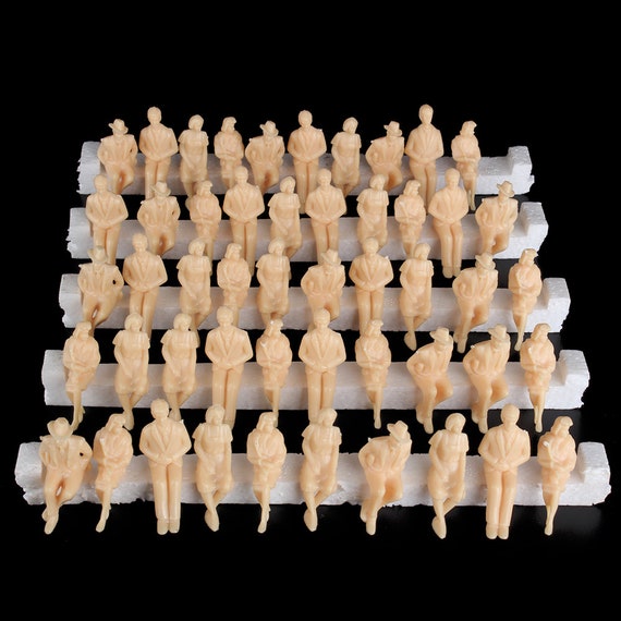 50pcs Miniature 1:32 Gauge 1 Scale Unpainted Plastic Only | Etsy