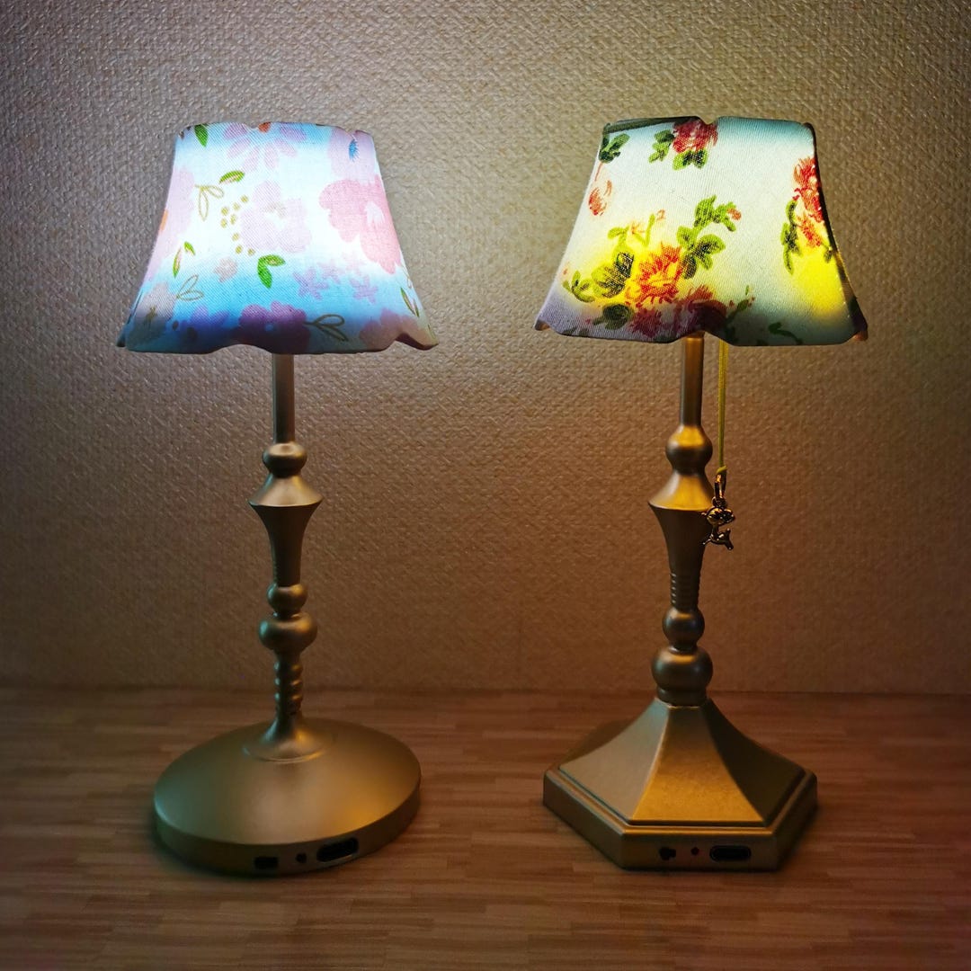 1:6 or 1/8 Dollhouse Floor Lamps for Bedroom Decor,miniature Vintage ...