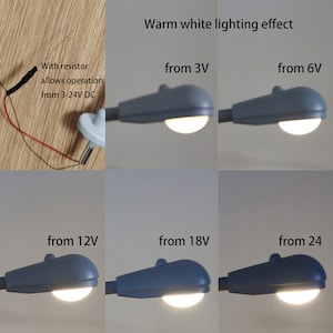 10PCS 1:24 or 1 to 25 Scale Model Train Railroad G Gauge LED Street ...