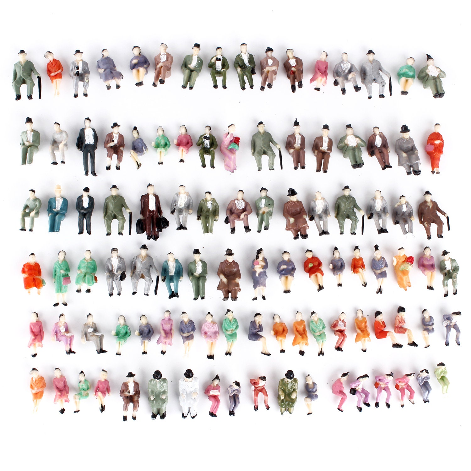 1:87 Scale HO Figures Miniature Model Train Accessories - Etsy