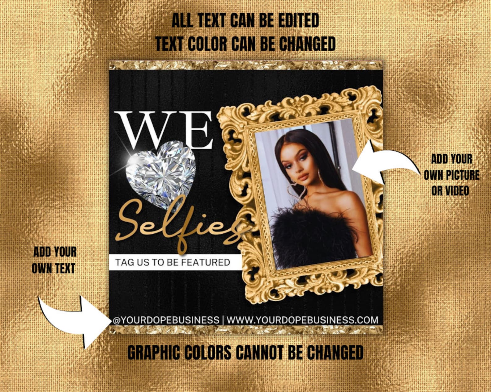 Gold Branding Flyer Set Animated Flyer Sales Flyer Summer - Etsy