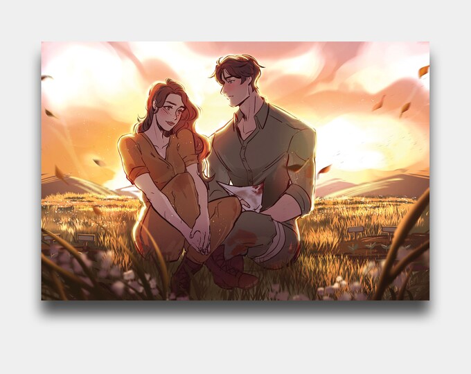 Divine Rivals Hand Painted Edges/fore-edge Book Painting | Letters of ...