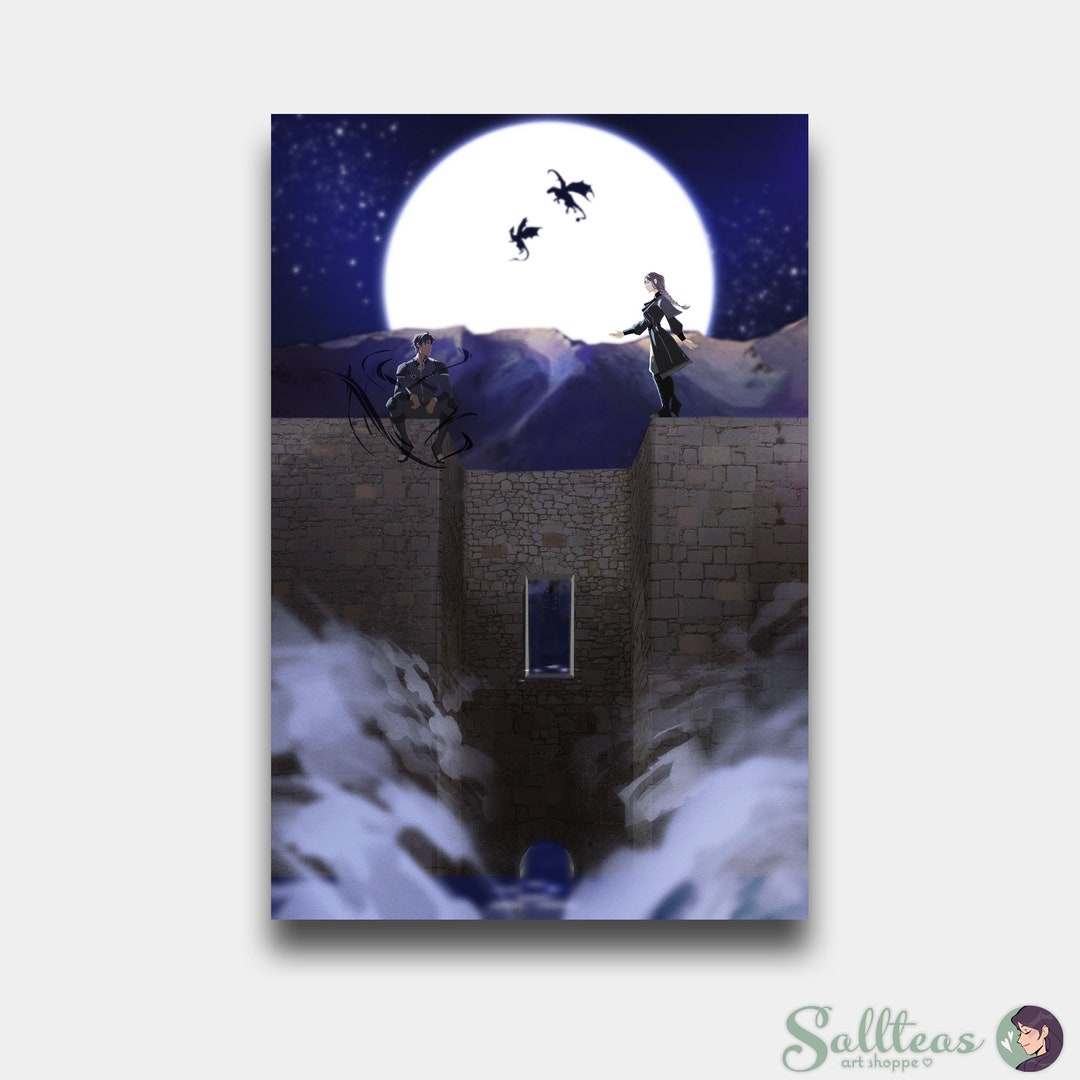 On the Parapet: A Fourth Wing Art Print | Fourth Wing | Iron Flame ...