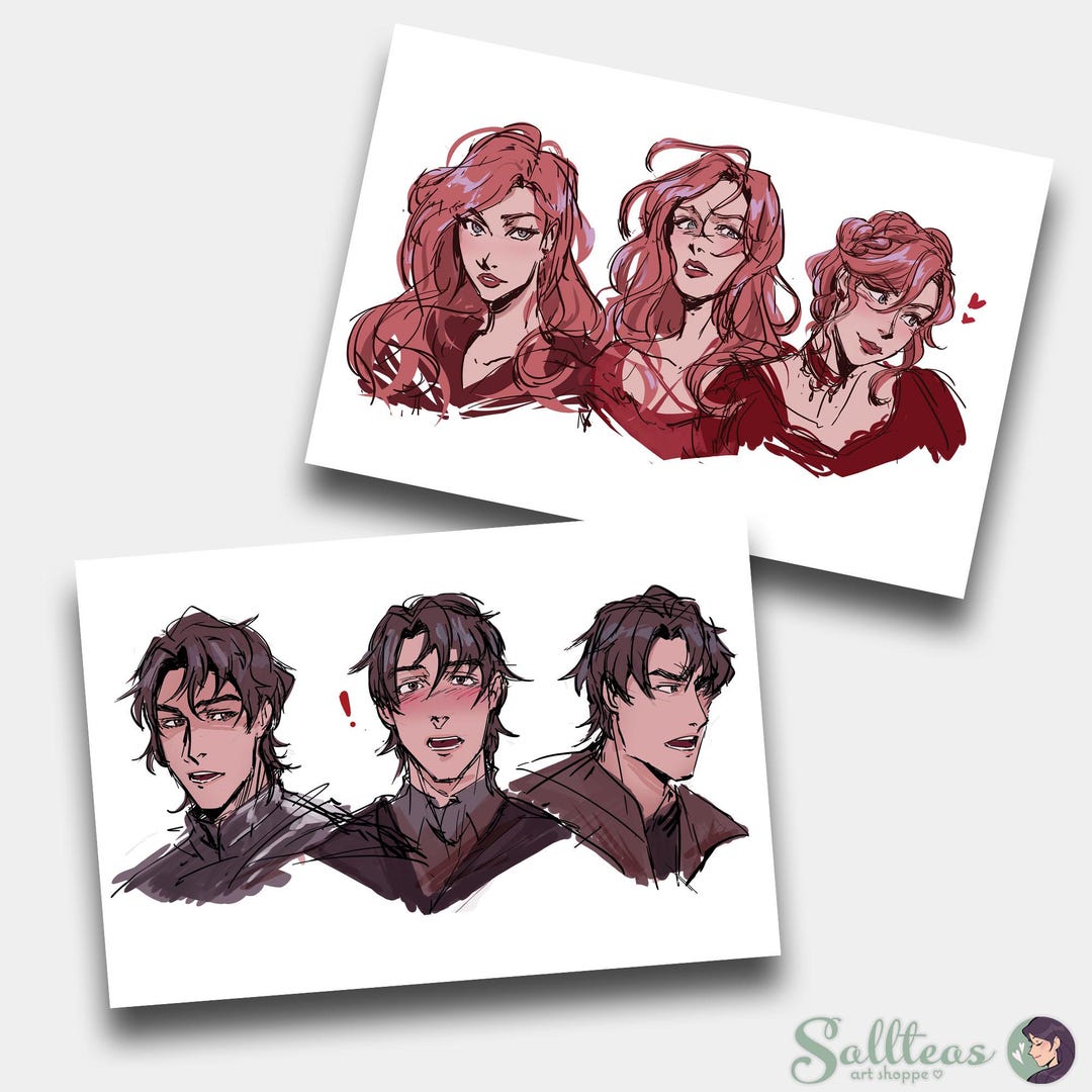 The Heartless Hunter (the Crimson Moth) Inspired Double Sided Art Print ...