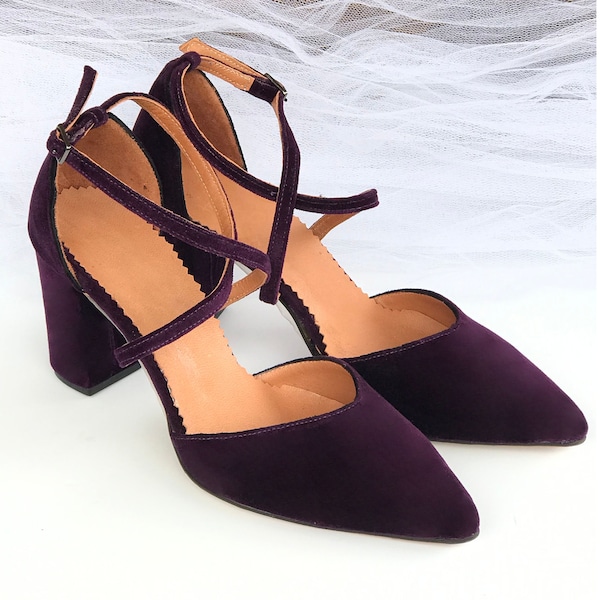 Purple Wedding Shoes - Etsy