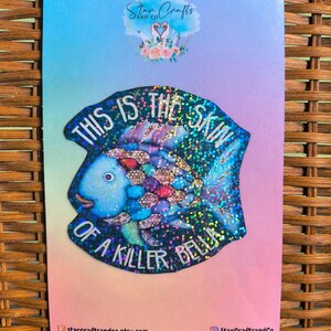 Rainbow Fish Sticker Bella - Etsy