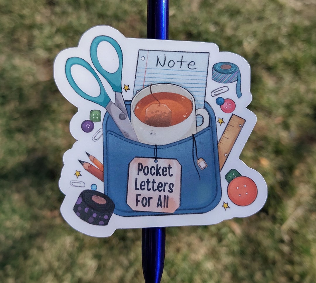 Pocket Letter LARGE Single Sticker Ephemera - Etsy