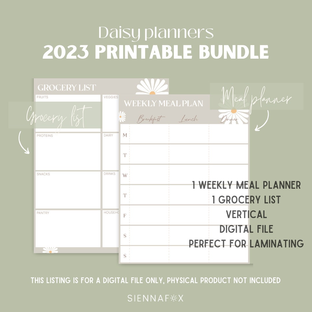 2023 Monthly Printable Bundle Calendar, US Letter Calendars, Yearly ...