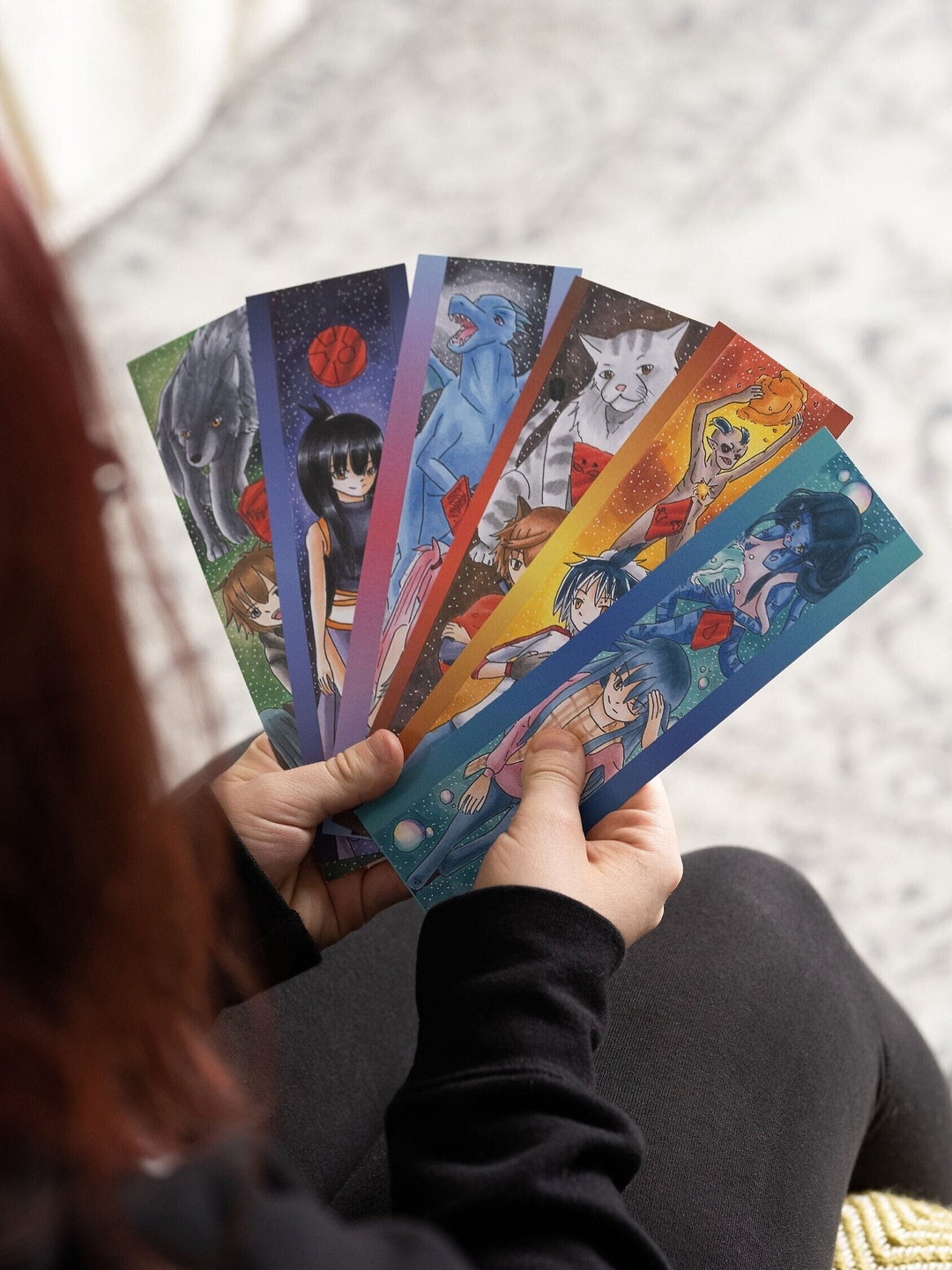 Manga Bookmark Bundle of 6 Anime Bookmark Set Manga Book Gift Manga ...