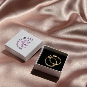 Gold Hoops, 14K Gold Filled Hoops, Gold Hoop Earrings, Gold Fill Hoops ...