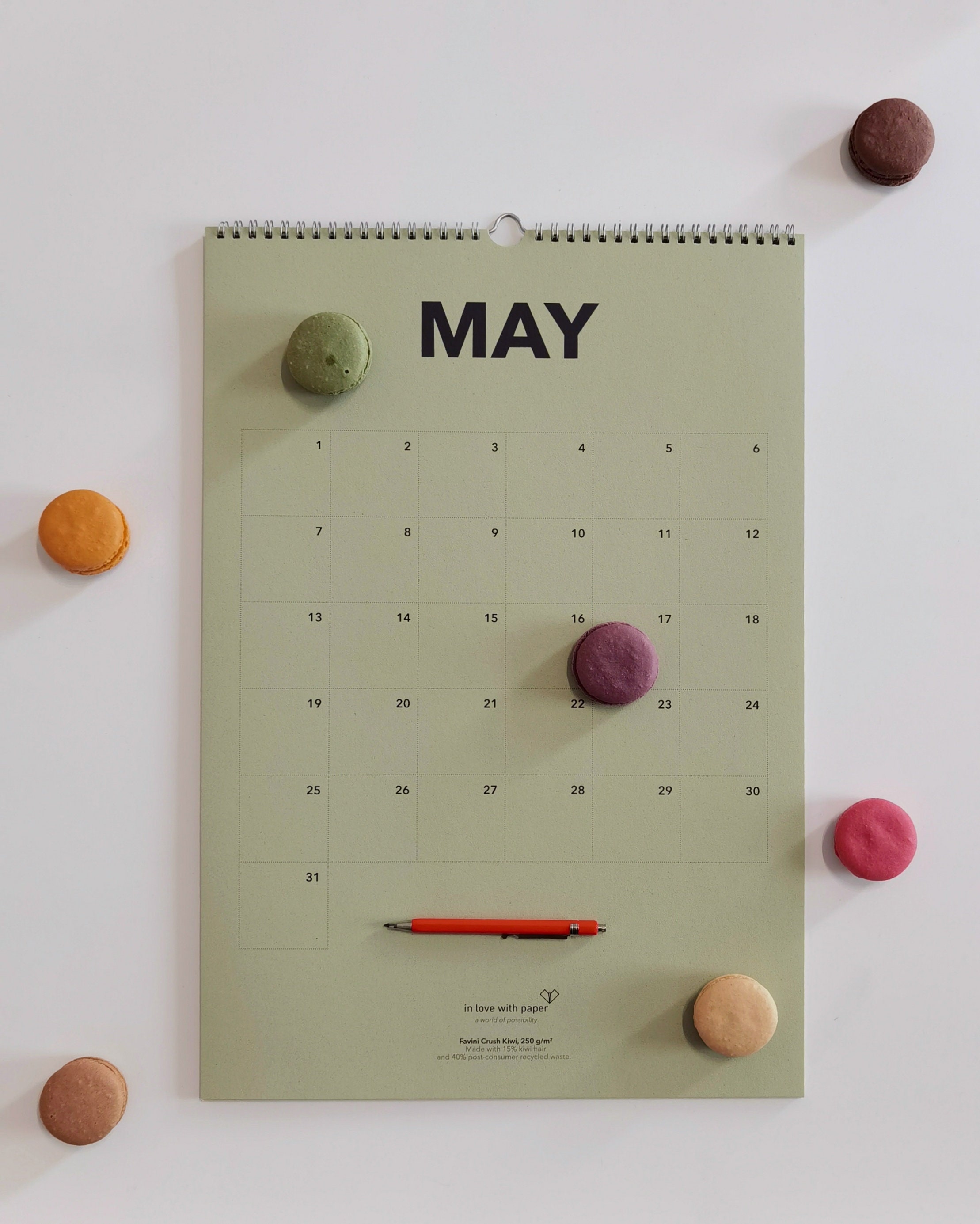 Felis Sustainable Everlasting Birthday Calendar | Made From 13 Unique ...