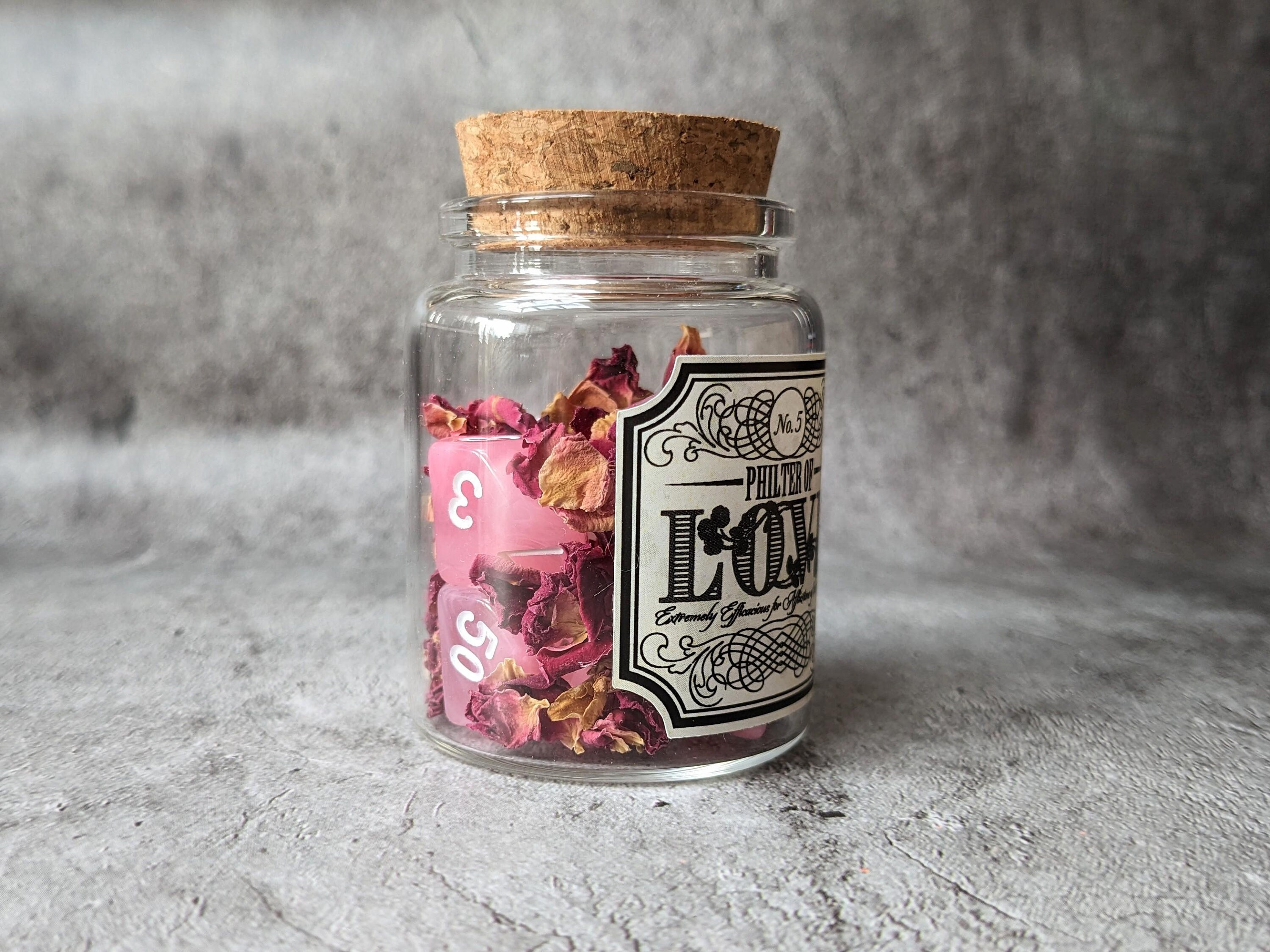 D&D Love Potion Dice Philter of Love Pink Dice Dnd - Etsy UK
