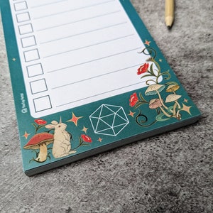 D&D Initiative Tracker Pad | Dnd Stationery Pad | Feywild Green ...