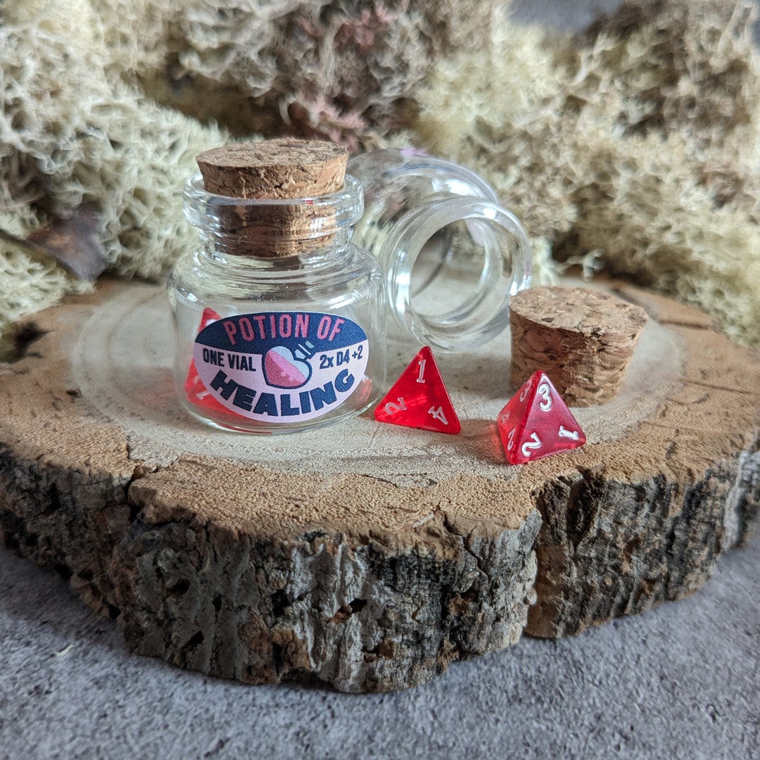 Mini Healing Potion for Dungeons & Dragons Potion of Healing Dnd 2 Mini ...