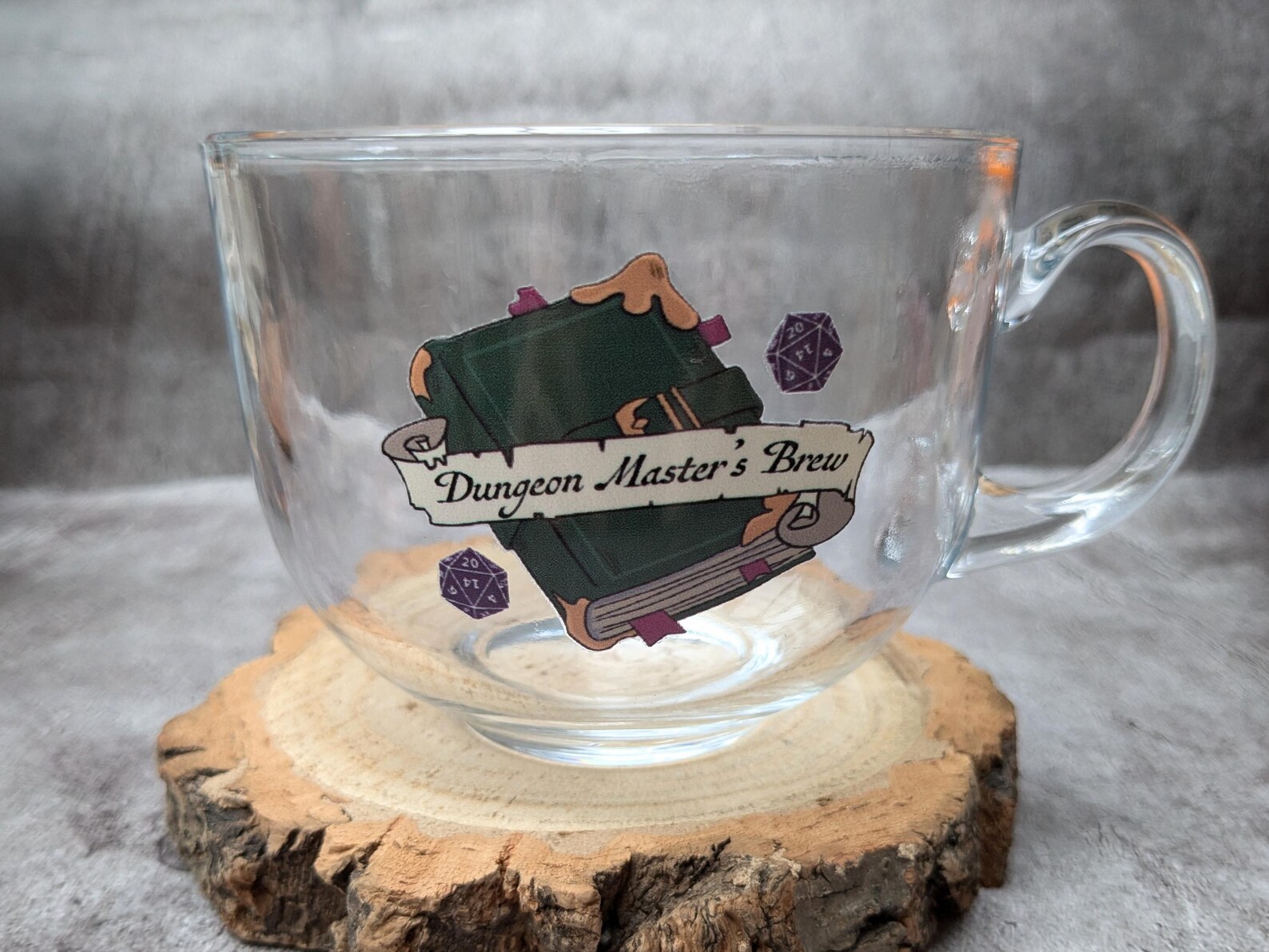 Dungeon Master D&D Glass Teacup | Dungeon Master's Brew Glass | Gift ...