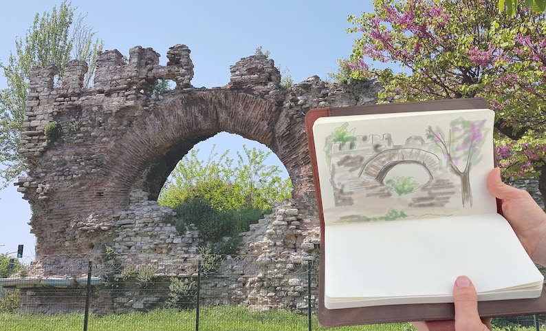 Le Vent 5x8 Refillable Leather Journal 2 Notebooks Lined and - Etsy