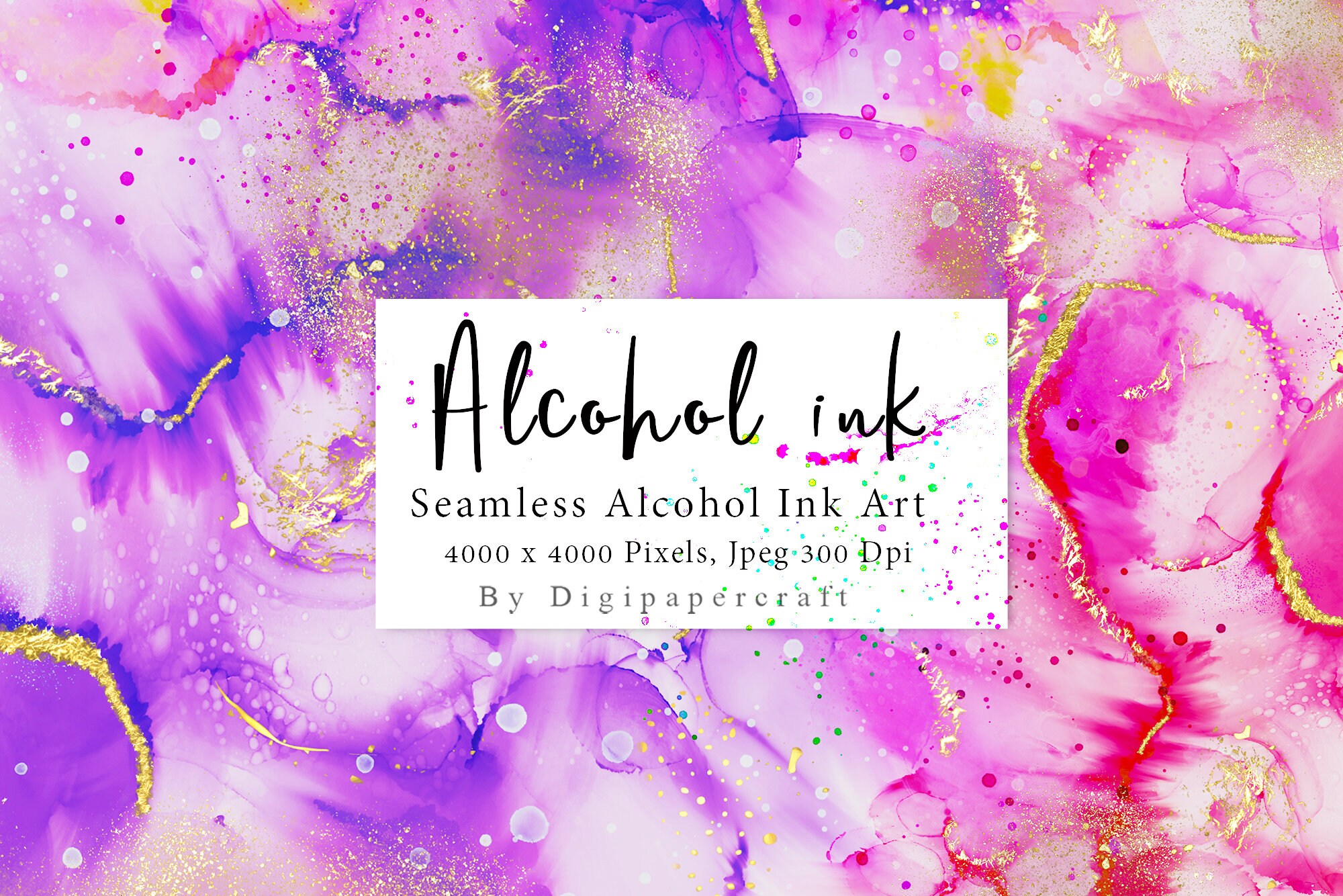 Seamless Alcohol Ink Digital Paper, Blush Pink, Fluid Ink Art, Seamless ...