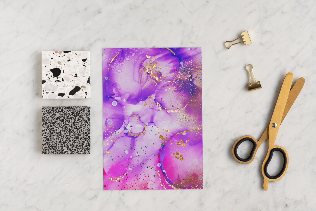 Seamless Alcohol Ink Digital Paper, Blush Pink, Fluid Ink Art, Seamless ...