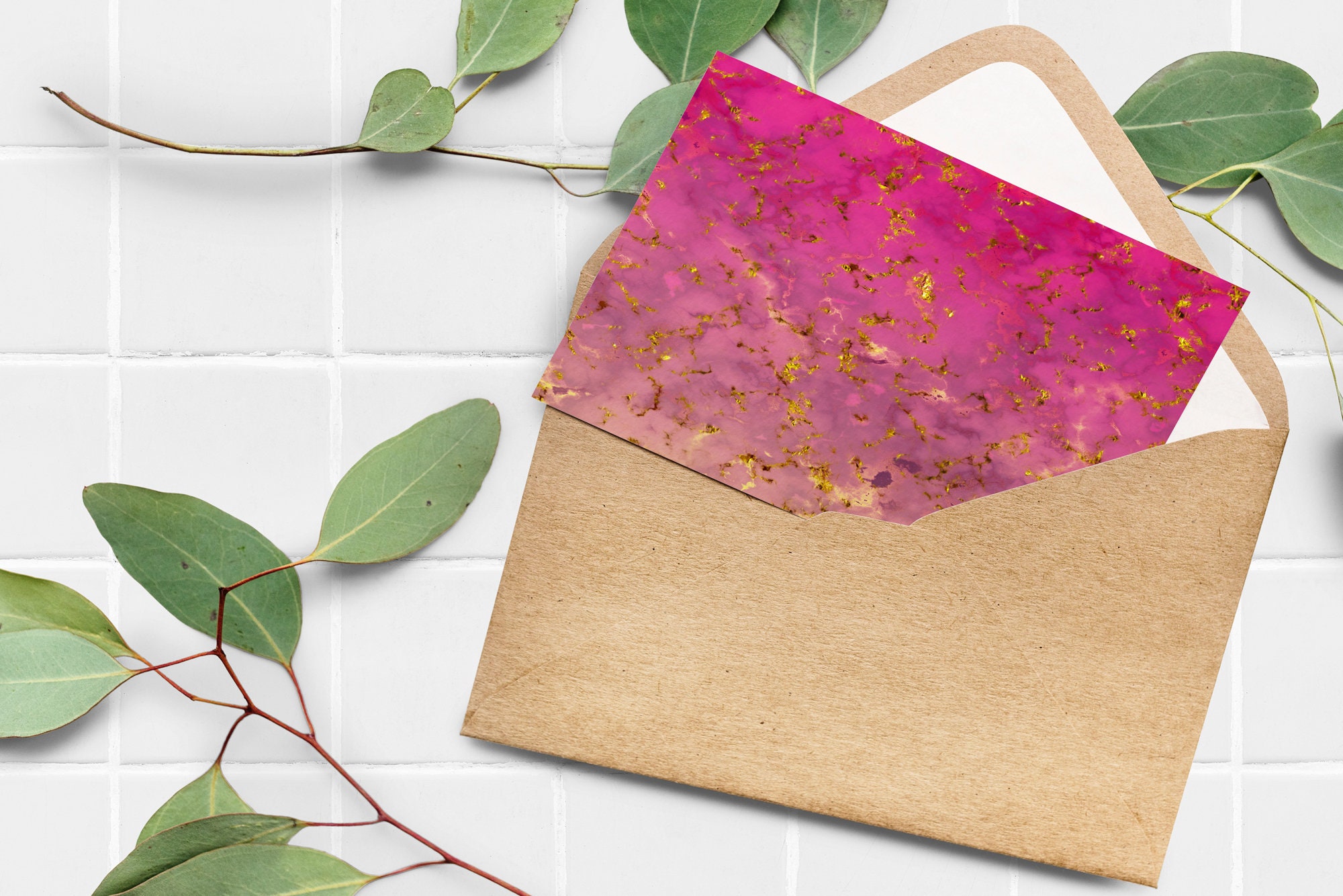 Pink and Gold Marble Digital Paper, Gold Foil Marble, Printable Marble ...