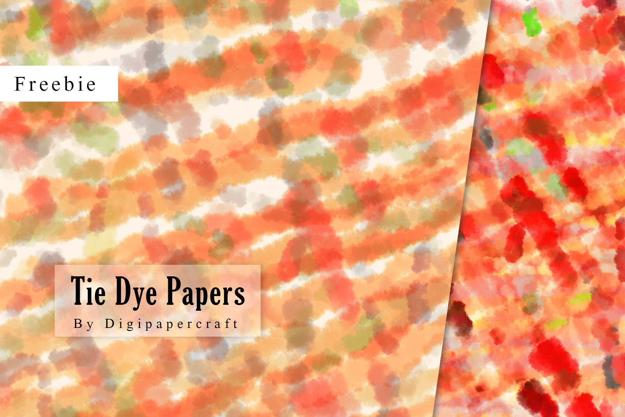 Freebie Tie Dye Digital Paper Colorful Ink Paper Digital - Etsy