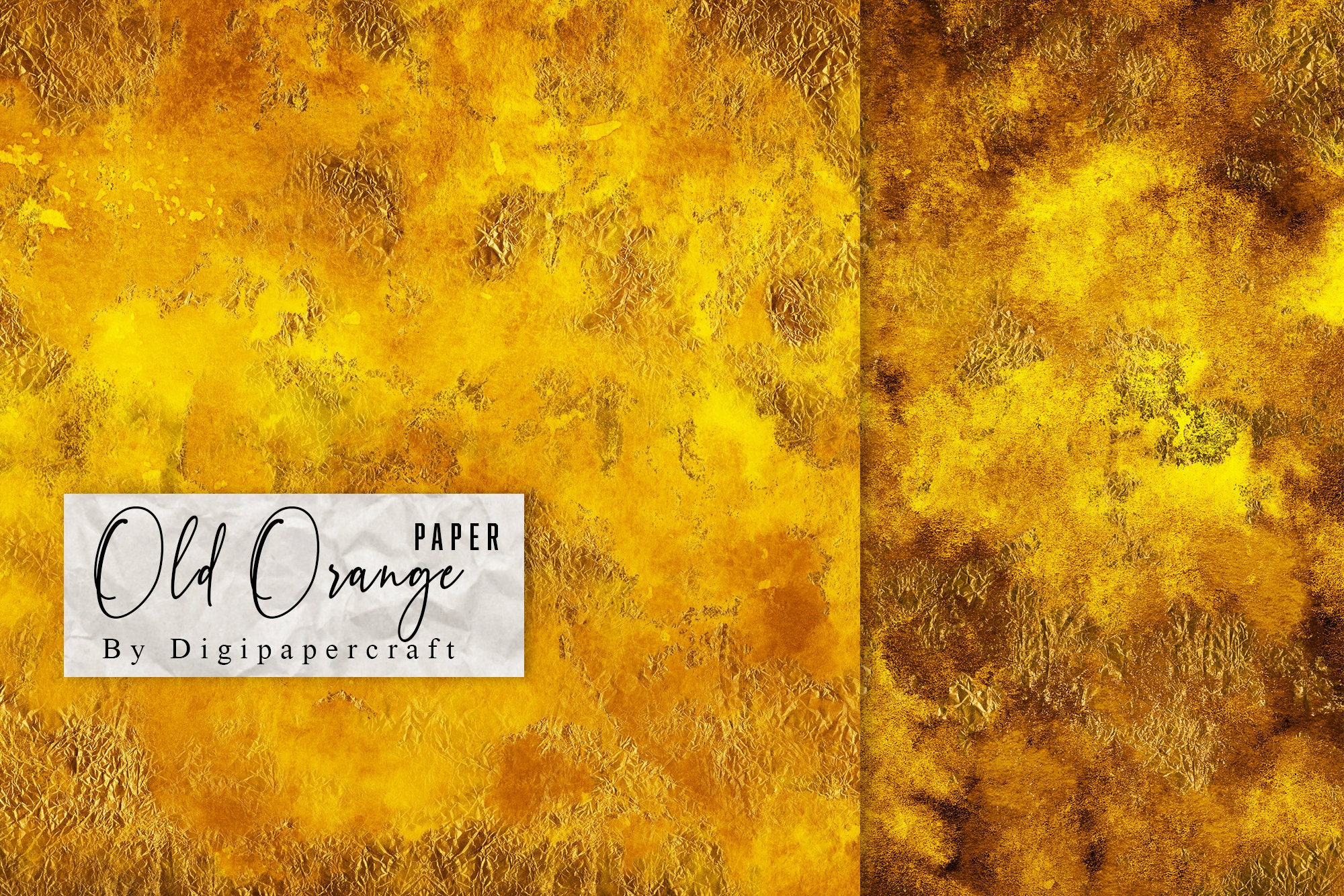 Burnt Orange and Gold Watercolor Paper Gold Foil Watercolor - Etsy