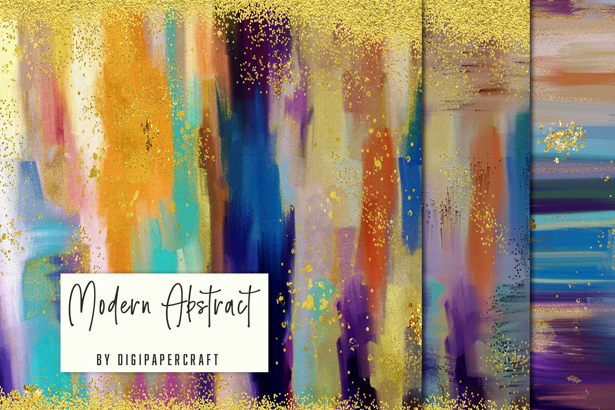 Modern Abstract Art Digital download abstract Digital Paper | Etsy