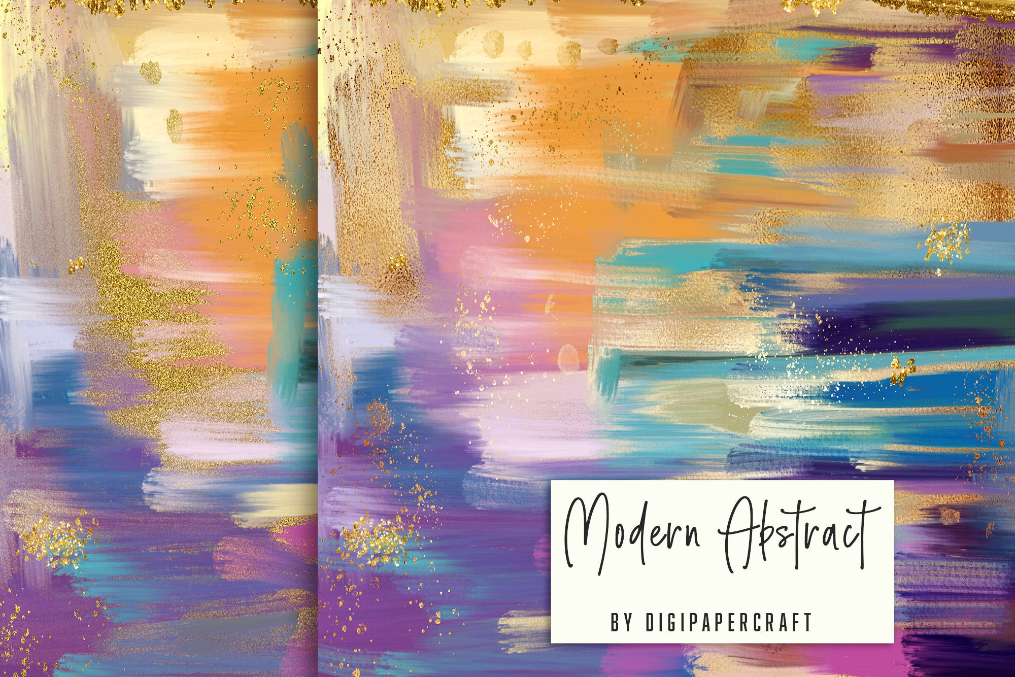Modern Abstract Art, Digital Download Abstract, Digital Paper ...